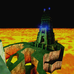 Unreal Archive / Unreal Tournament (UT99) / Maps / Capture The Flag / Facing worlds on LavaGiant